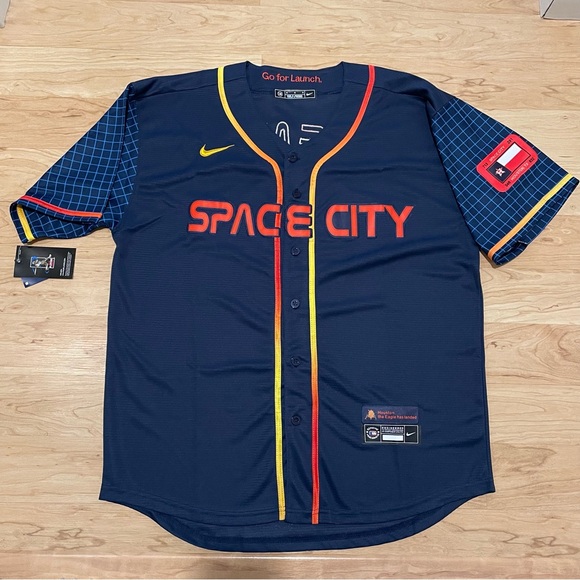 Shirts | 222 Houston Astros Space City Connect Space City Jeremy Pea 3 ...